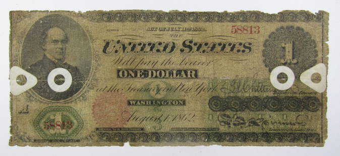 1862 $1 Legal Tender Note