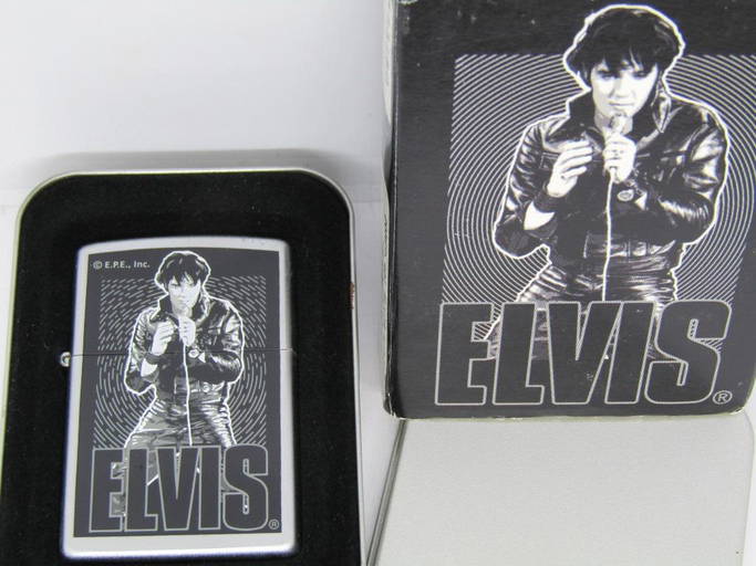 2000 "elvis" Zippo Lighter