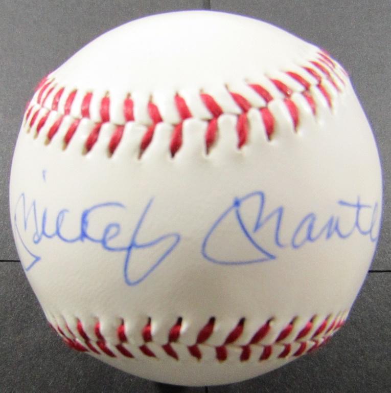 Mickey Mantle Auto Ball