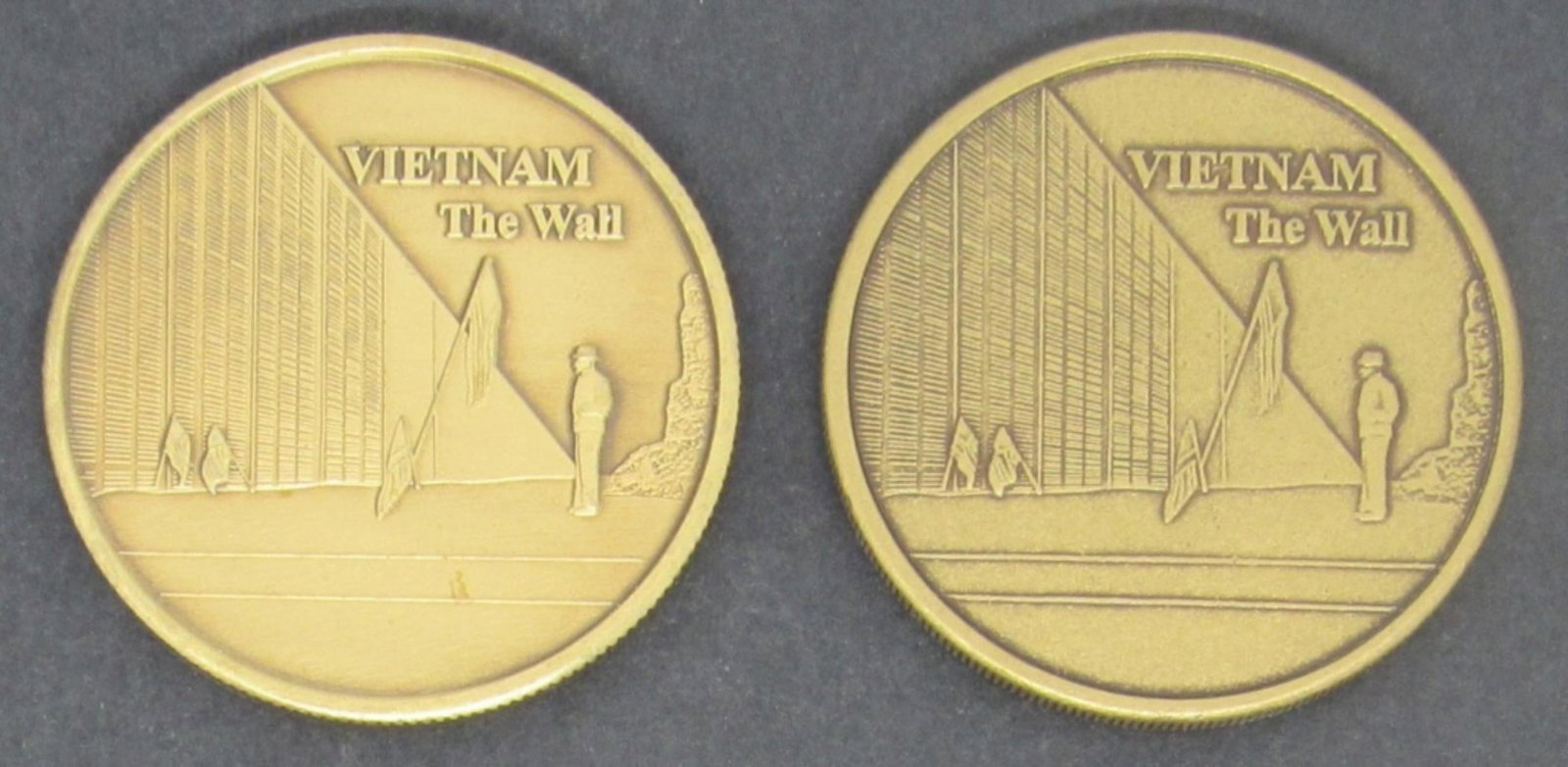 (2) Vietnam The Wall Commem Coins