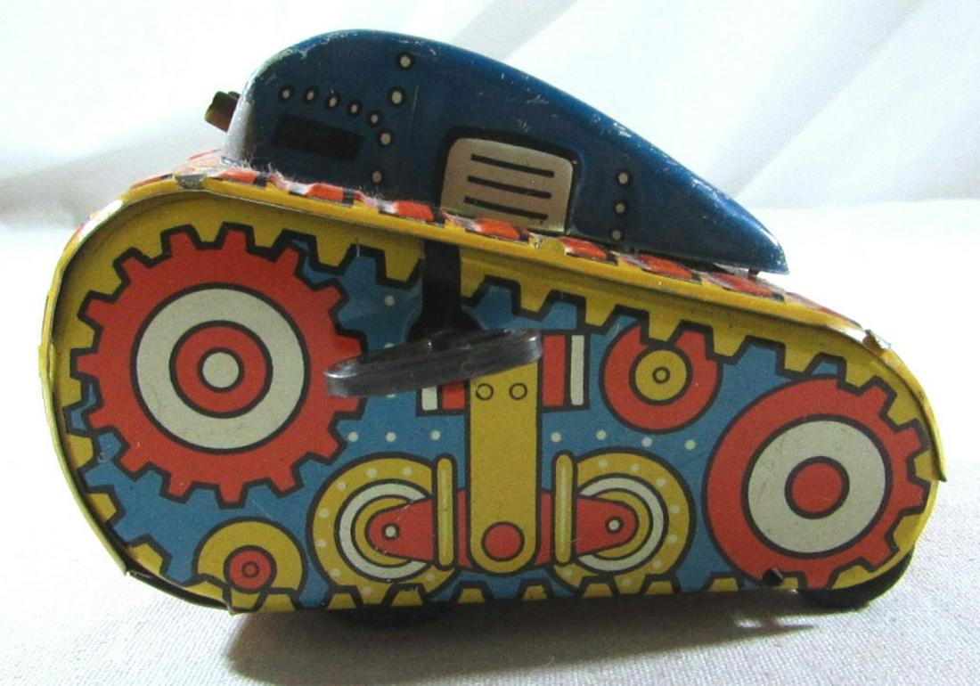 Marx Tin Wind Up Flip Over Tank Auction