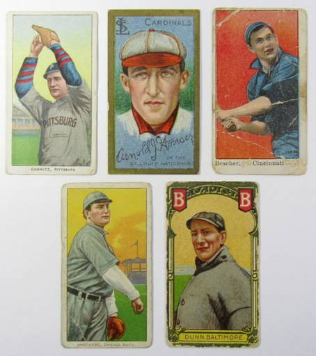 (5) Early Tobacco Baseball Card Lot