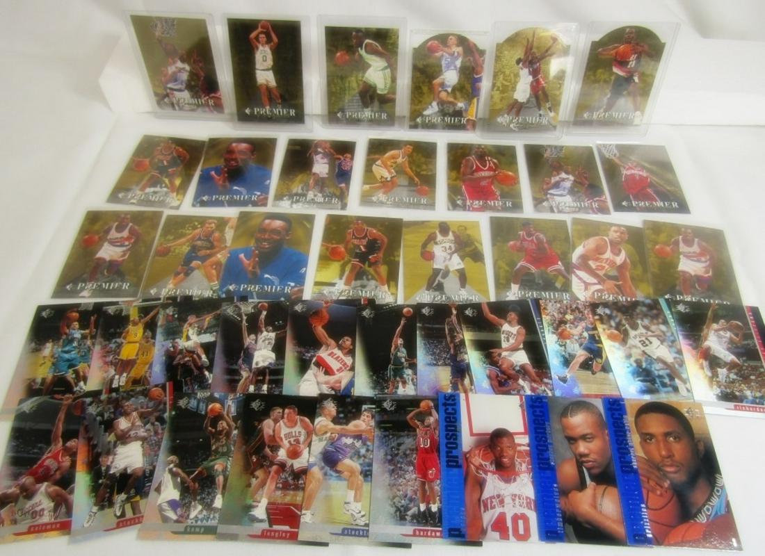 (41) Sp Basketball Cards W/stars & Foil Inserts