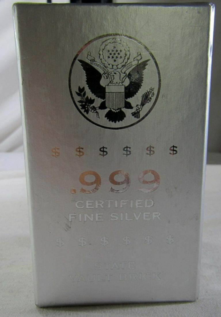 (5) 1oz .999 Silver Bars United States