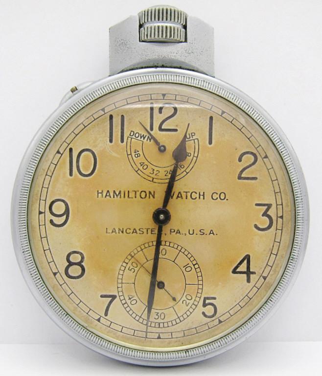Hamilton Model 22 Deck Watch 35 Size Auction