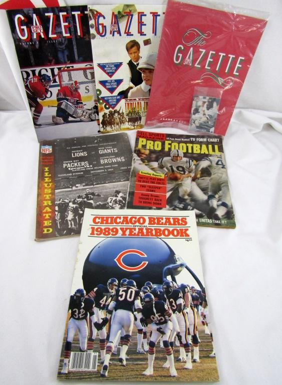 1959 Pro Football Magazine, 1964 Nfl Illus.