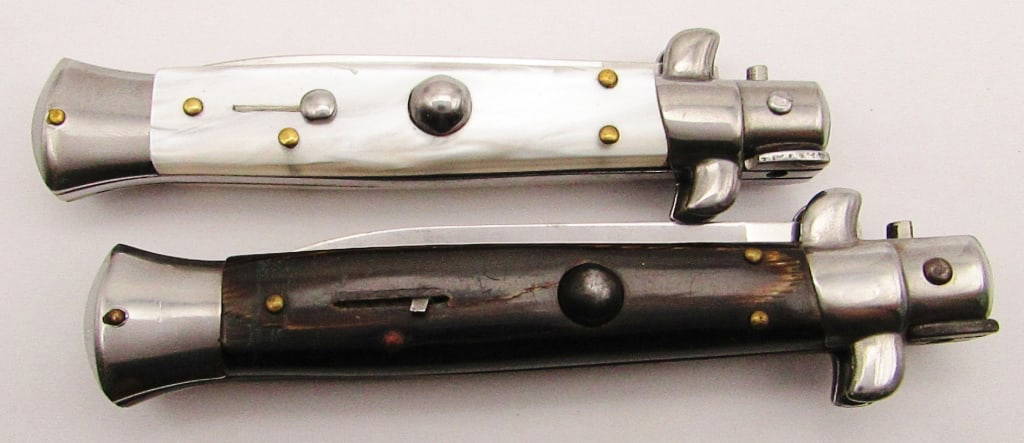 (2) Italy Rostfrei Push Button Stiletto Knives! Auction