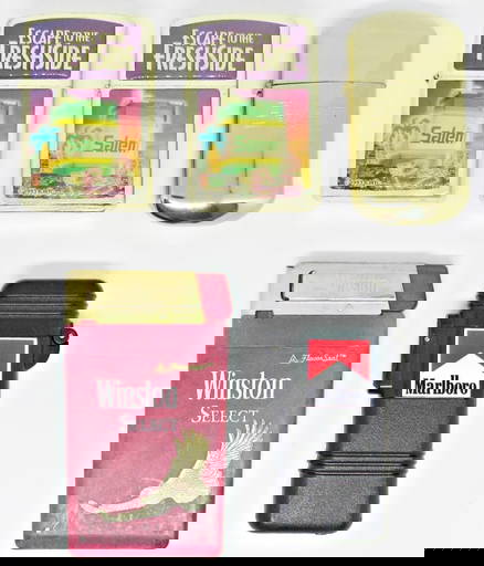 (5) Cigarette Advertisement Lighters