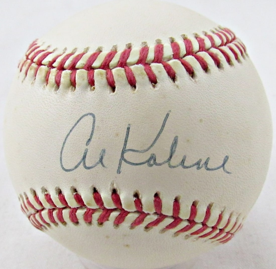 Al Kaline Autographed Baseball Auction
