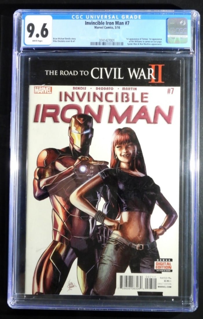 Invincible Iron Man #7 Marvel Cgc 9.6 Auction