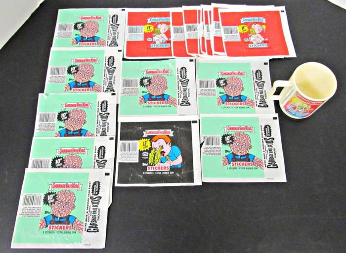 (21) Garbage Pail Kids Wax Pack Wrappers
