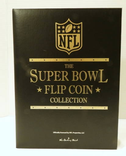 Danbury Mint Super Bowl Flip Coin Collection