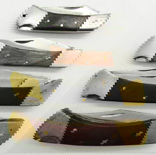 (4) Vintage Folding Lockback Pocket Knives