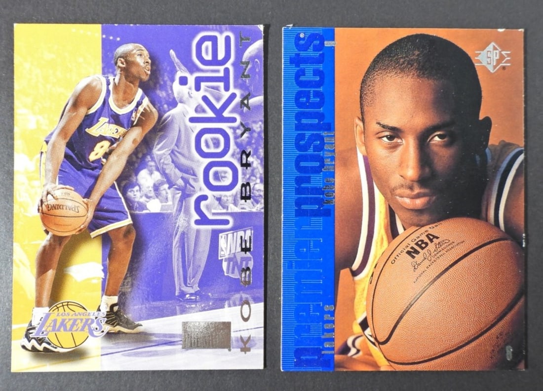 (2) 96 97 Kobe Bryant Rookie Cards