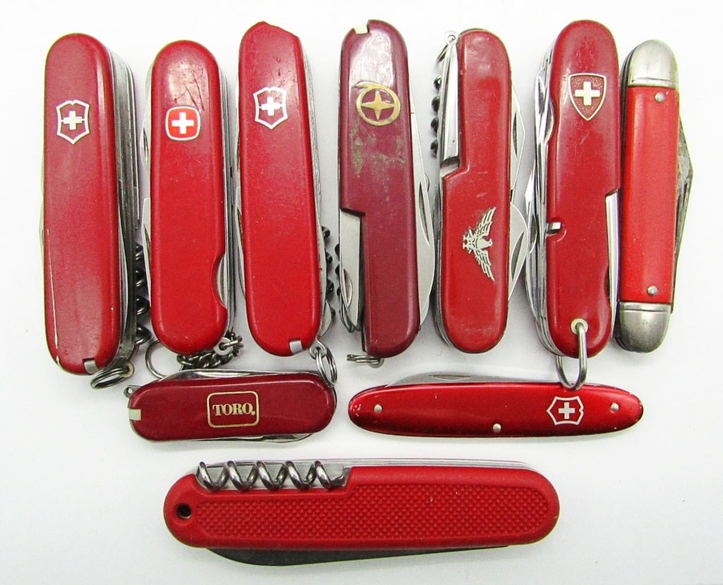(10) Vintage Multi Tool/pocket Knives