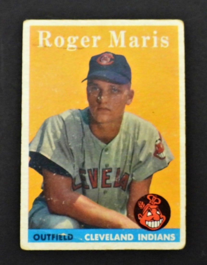 1958 Topps Roger Maris Rookie Card Auction