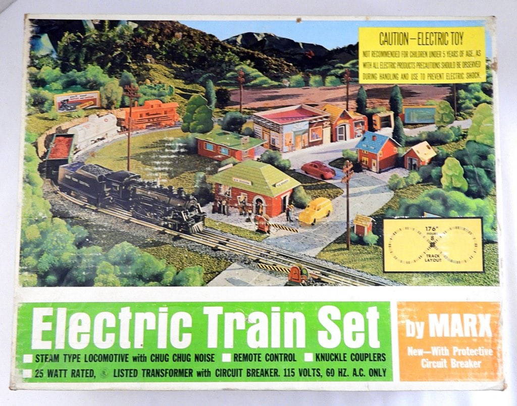 Marx Electric Train Set In Original Box Auction