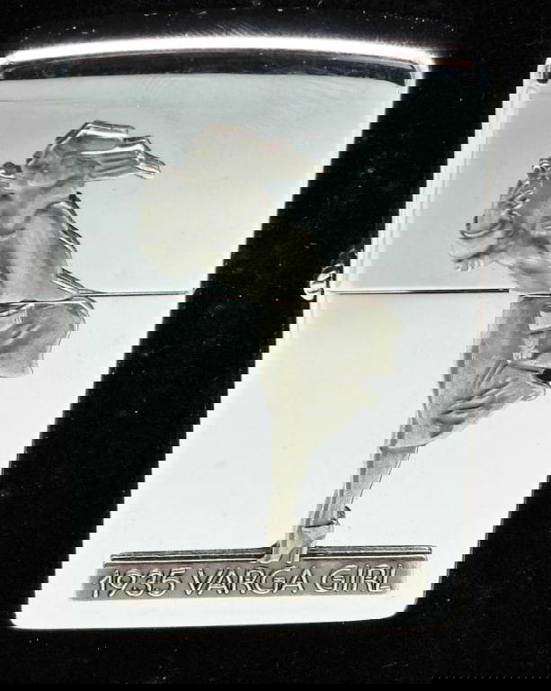 1993 The Varga Girl 1935 Zippo Lighter & Box Auction