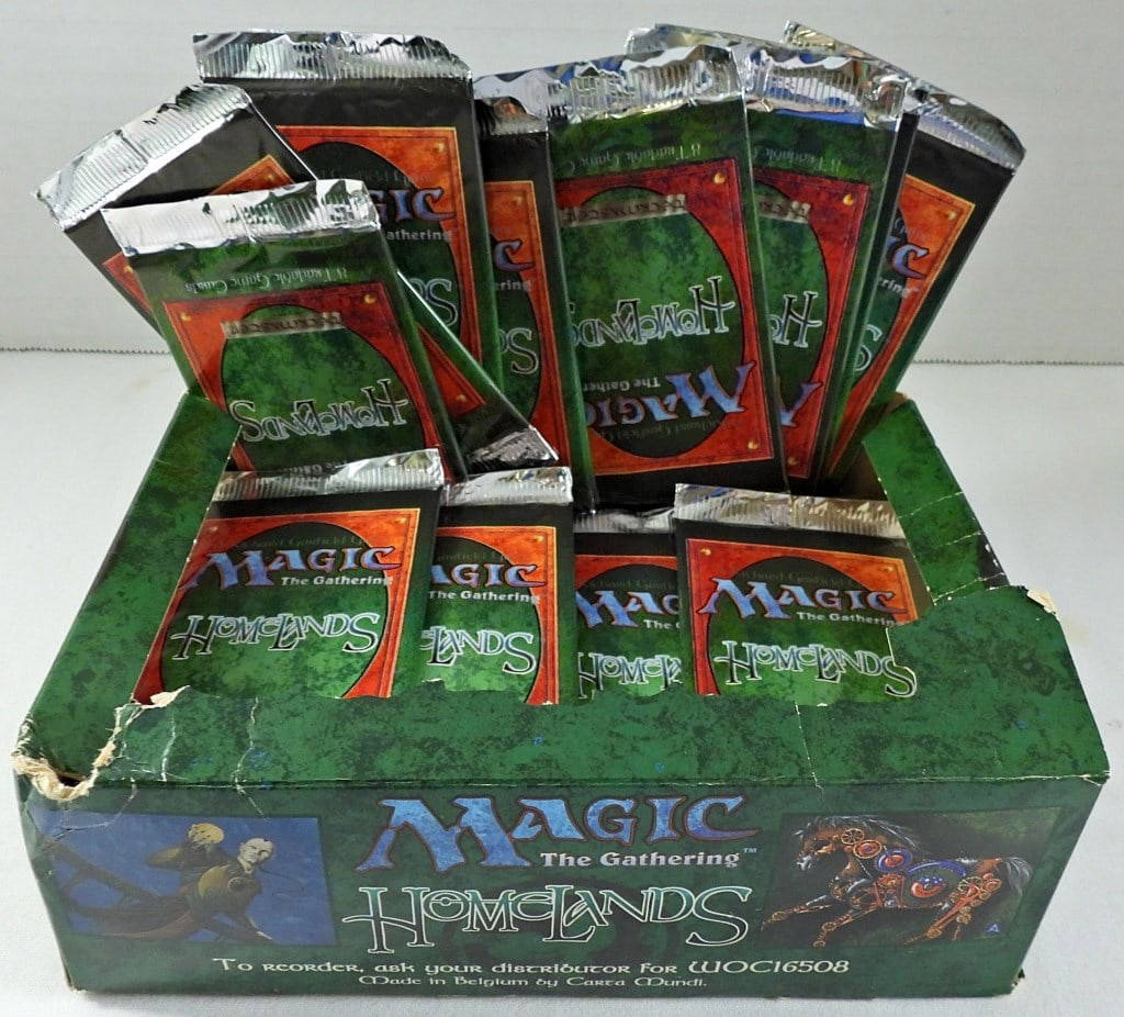(52) Magic The Gathering Home Lands Packs Auction