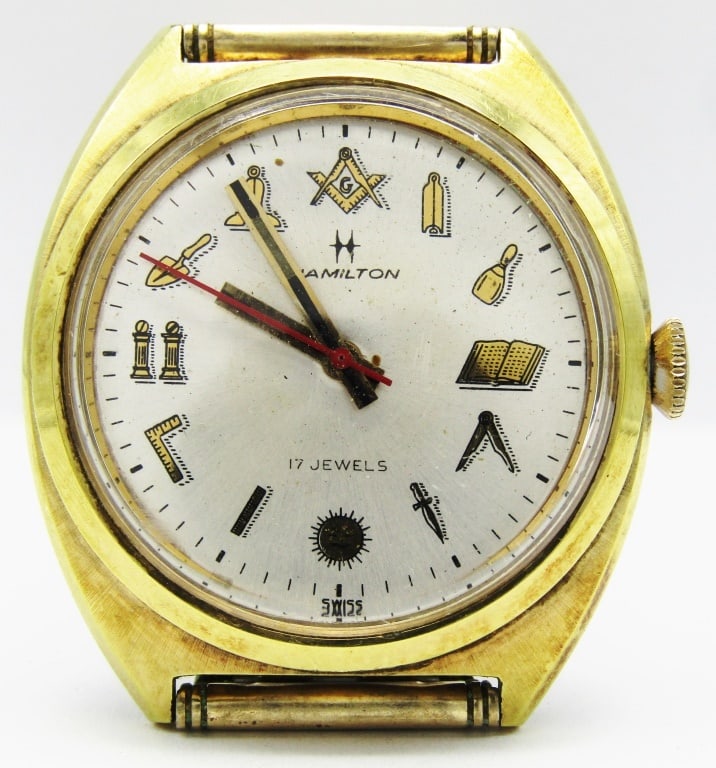 Hamilton Masonic Wristwatch Auction