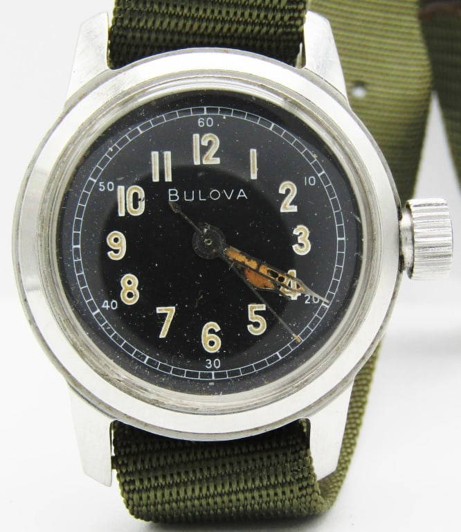 Bulova Mil-w-3818a U.s. Military Watch Auction