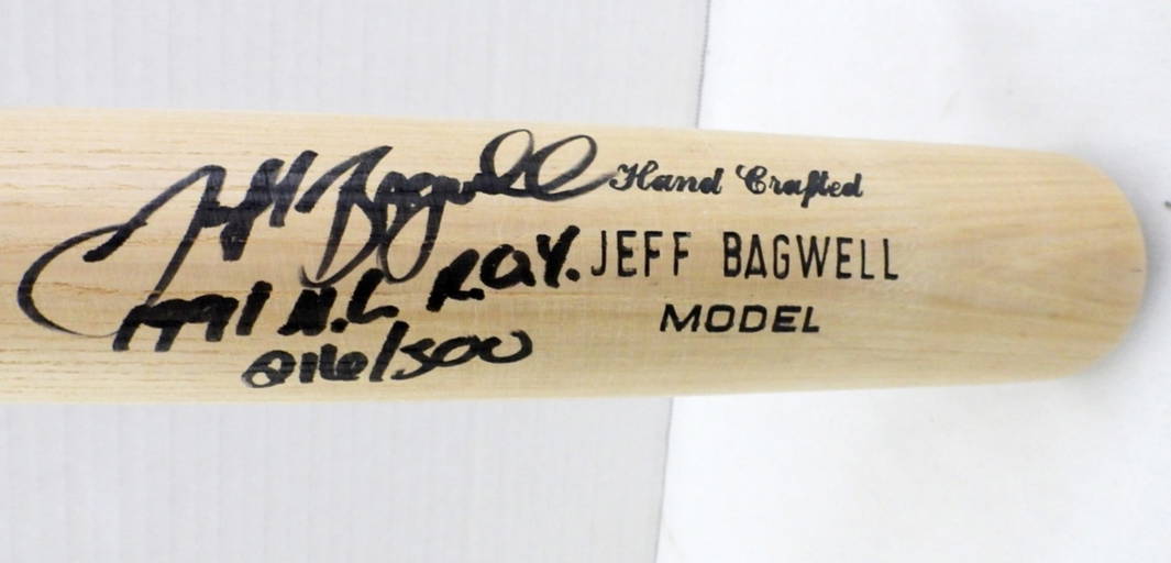 Jeff Bagwell Signed Baseball Bat