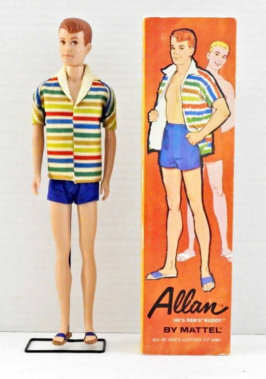 1963 Allan Barbie Doll In Original Box Auction