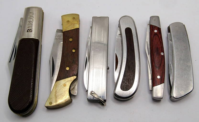 (6) Vintage Folding Pocket Knives