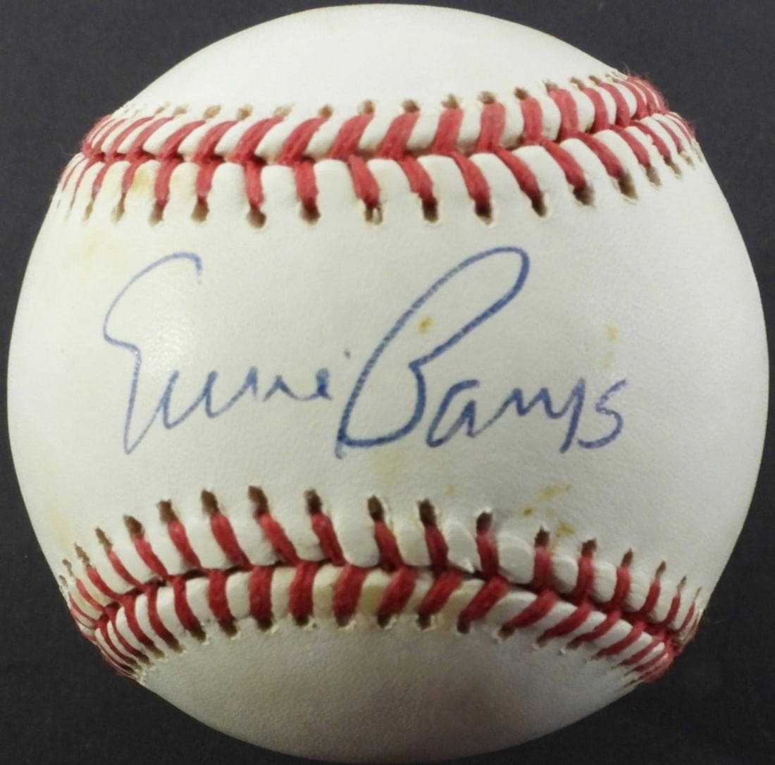 Ernie Banks Autograph Baseball Auction