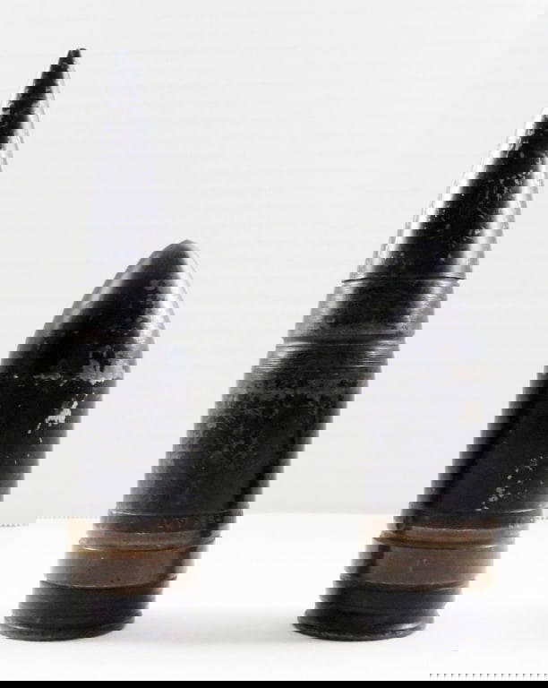 (2) Artillery Shell Casings / Tops Only Auction