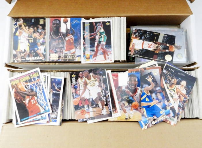 (2) 800 Ct Boxes Of Basketball Cards