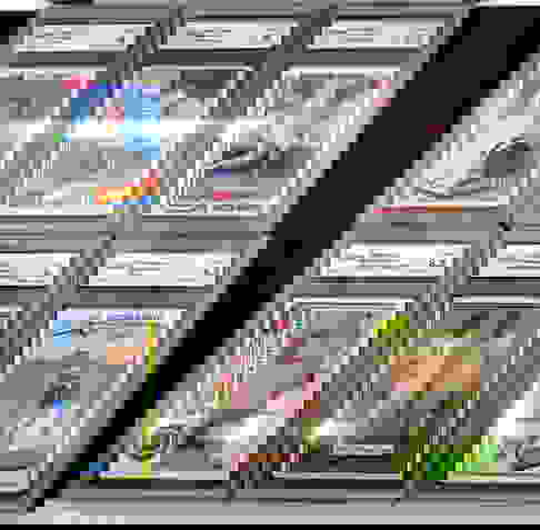 (6) Gma Graded Baseball Cards (1980's) Auction