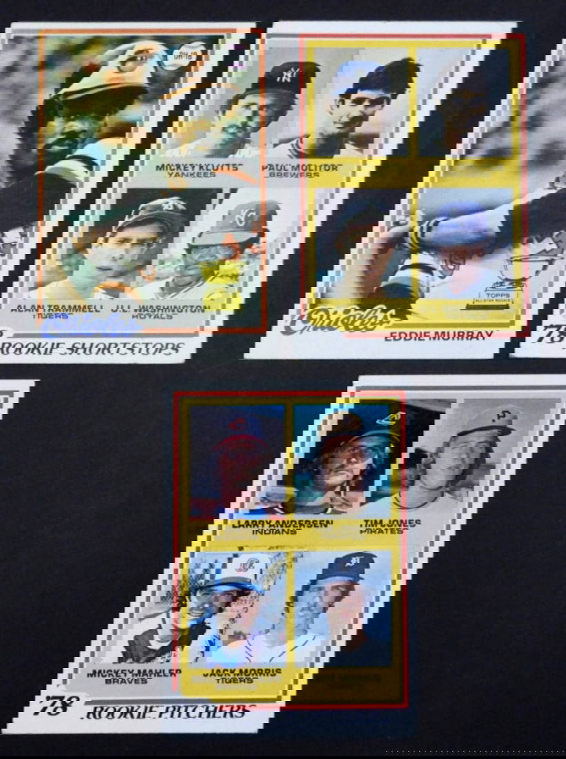 (3) 1978 Topps Rookie Cards - Murray Auction