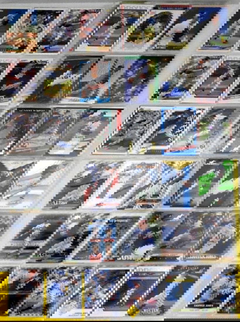 Sheffield/smoltz/justice/chipper Jones Auction