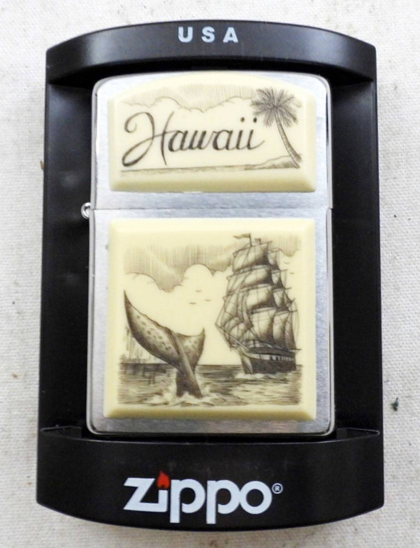 2007 Unfired Hawaii Zippo Lighter Auction