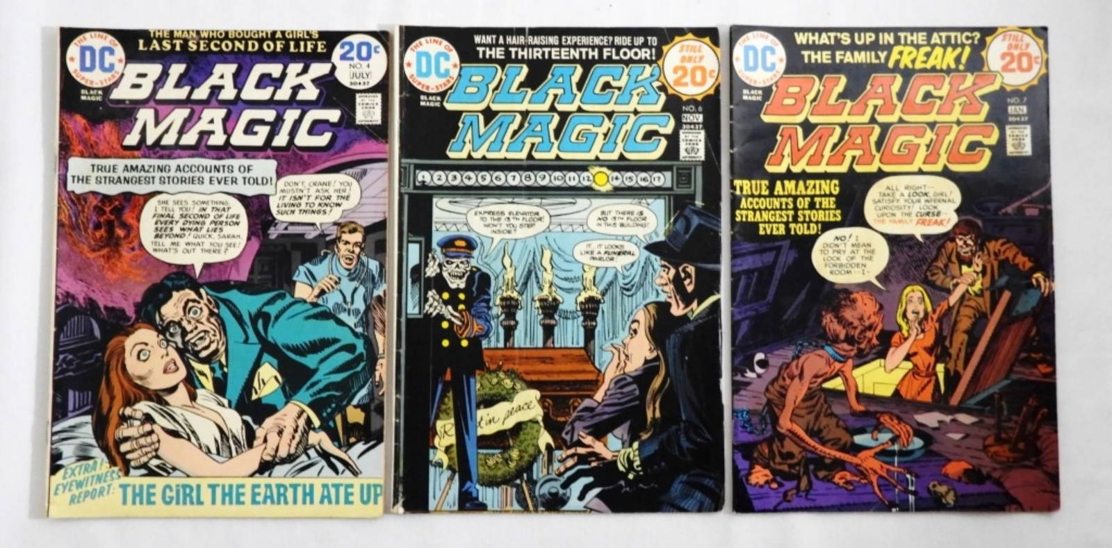 (3) Dc Black Magic Comics Auction