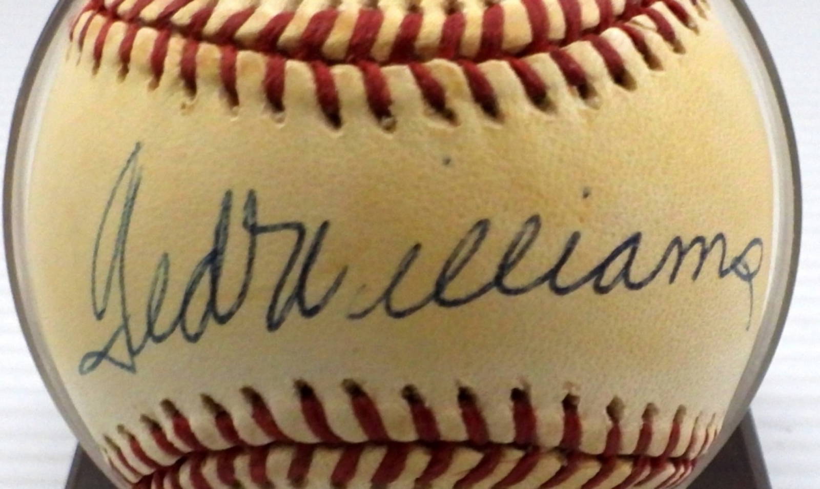 Ted Williams Autographed Baseball Auction