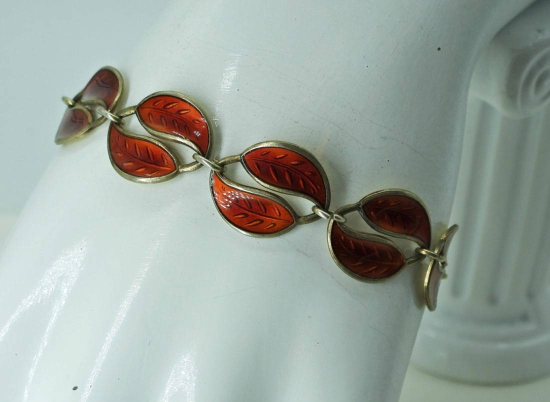 Vintage David Andersen Bracelet 925 Auction