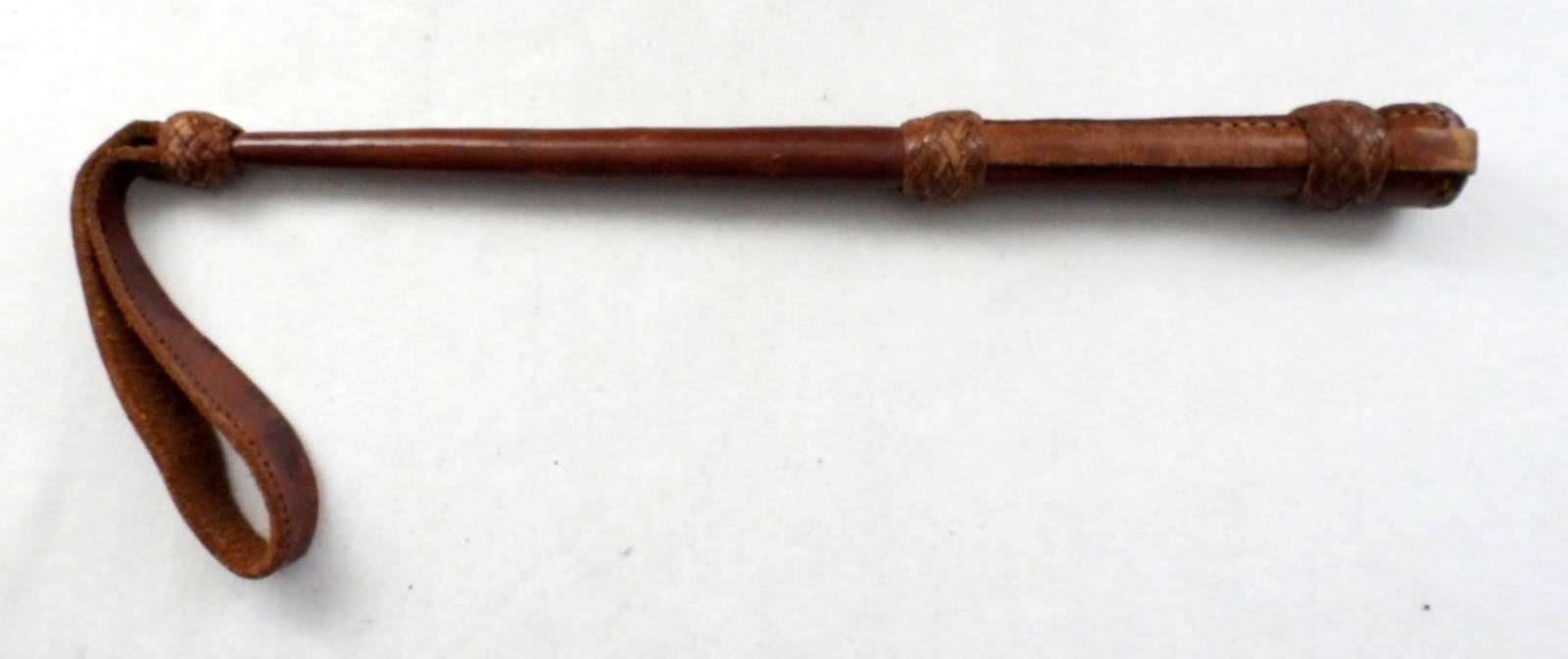 Vintage Leather Baton Billy Club Auction