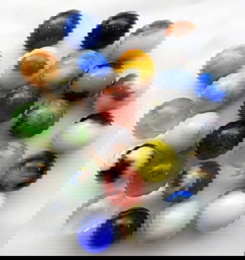 24 Vintage Shooter Marbles!
