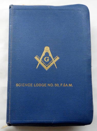 1958 Masonic Edition Bible Science Lodge