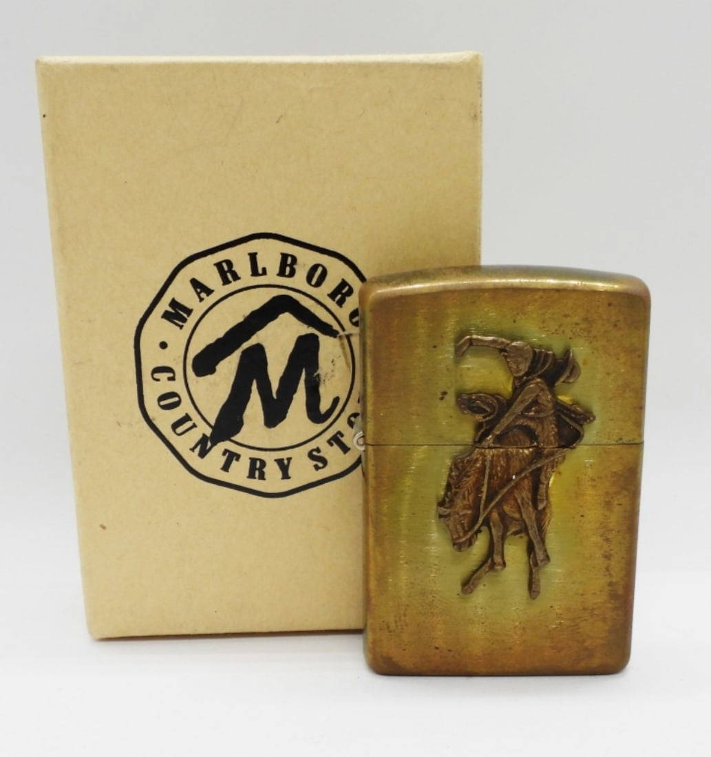 Unfired 1994 Bronco Rider Zippo Auction