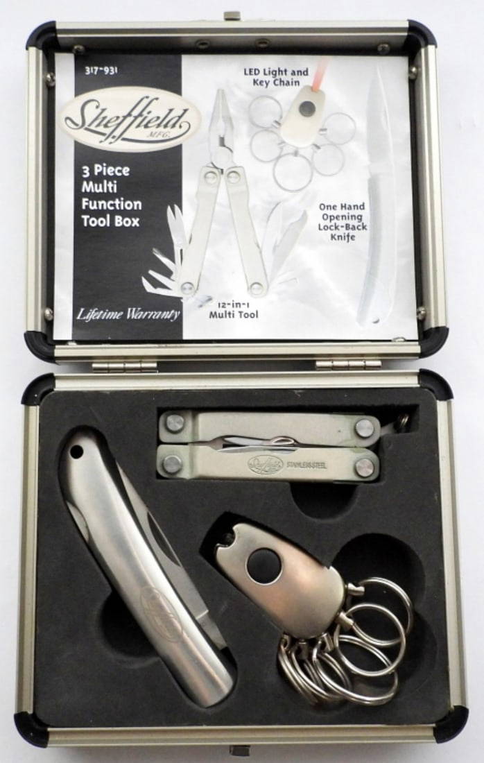 3-piece Multi Function Tool Box - New! Auction