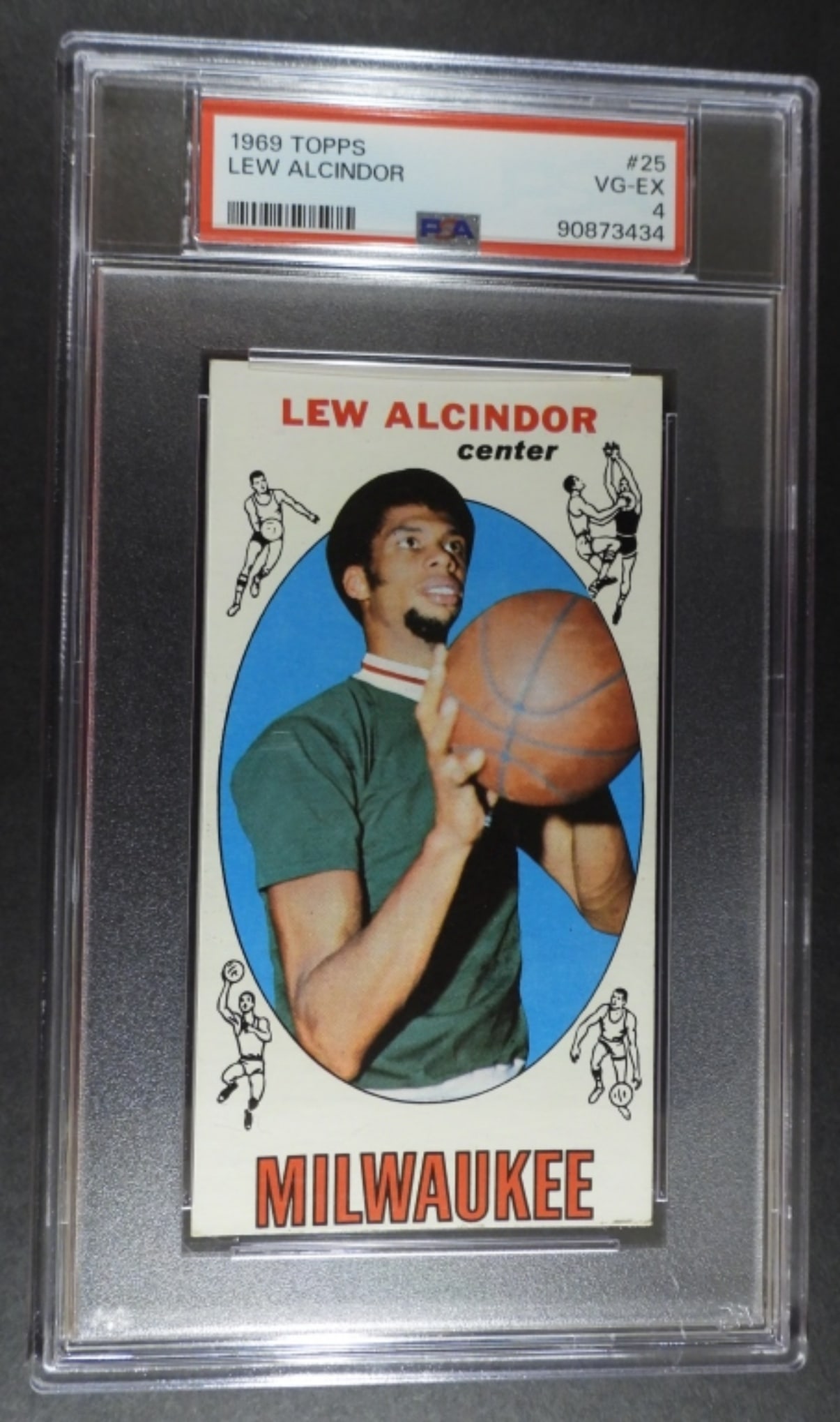 1969 Topps #25 Lew Alcindor Rookie Auction