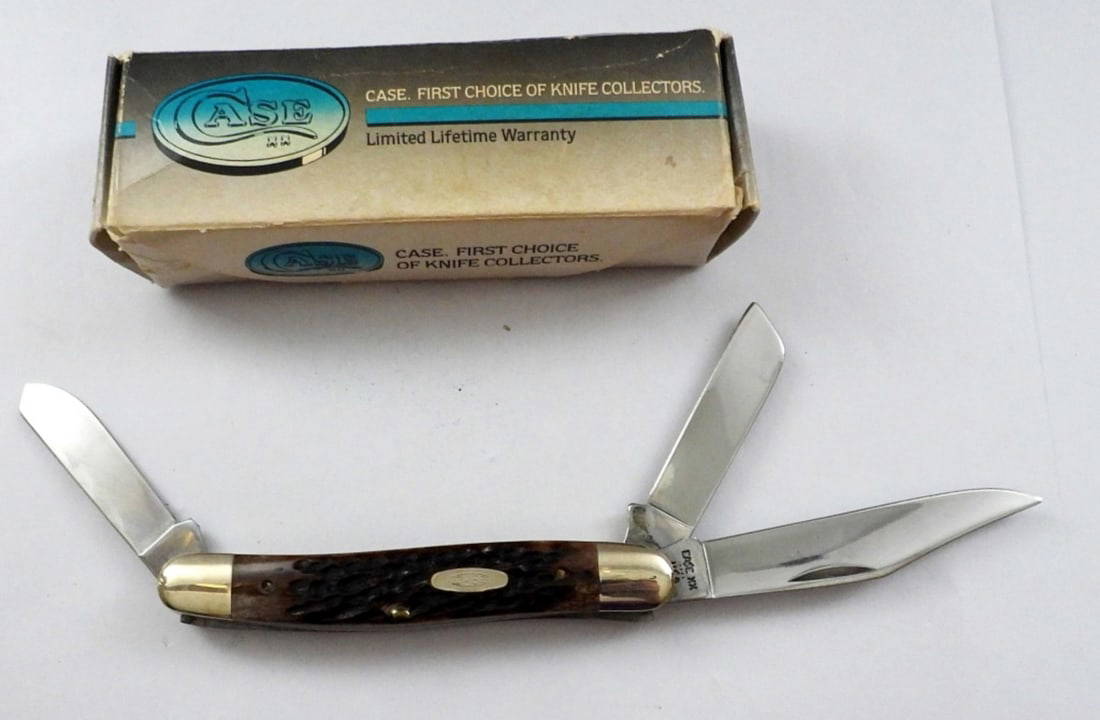 Case Xx Three Blade Pocket Knife Auction