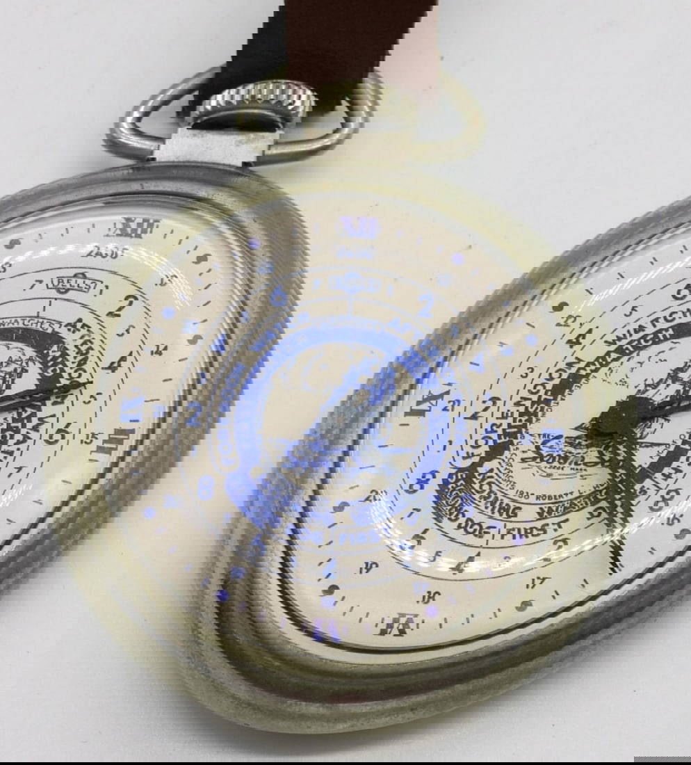 Vintage Ingraham Nautical Pocket Watch Auction