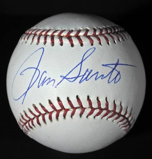 Ron Santo Autograph Baseball