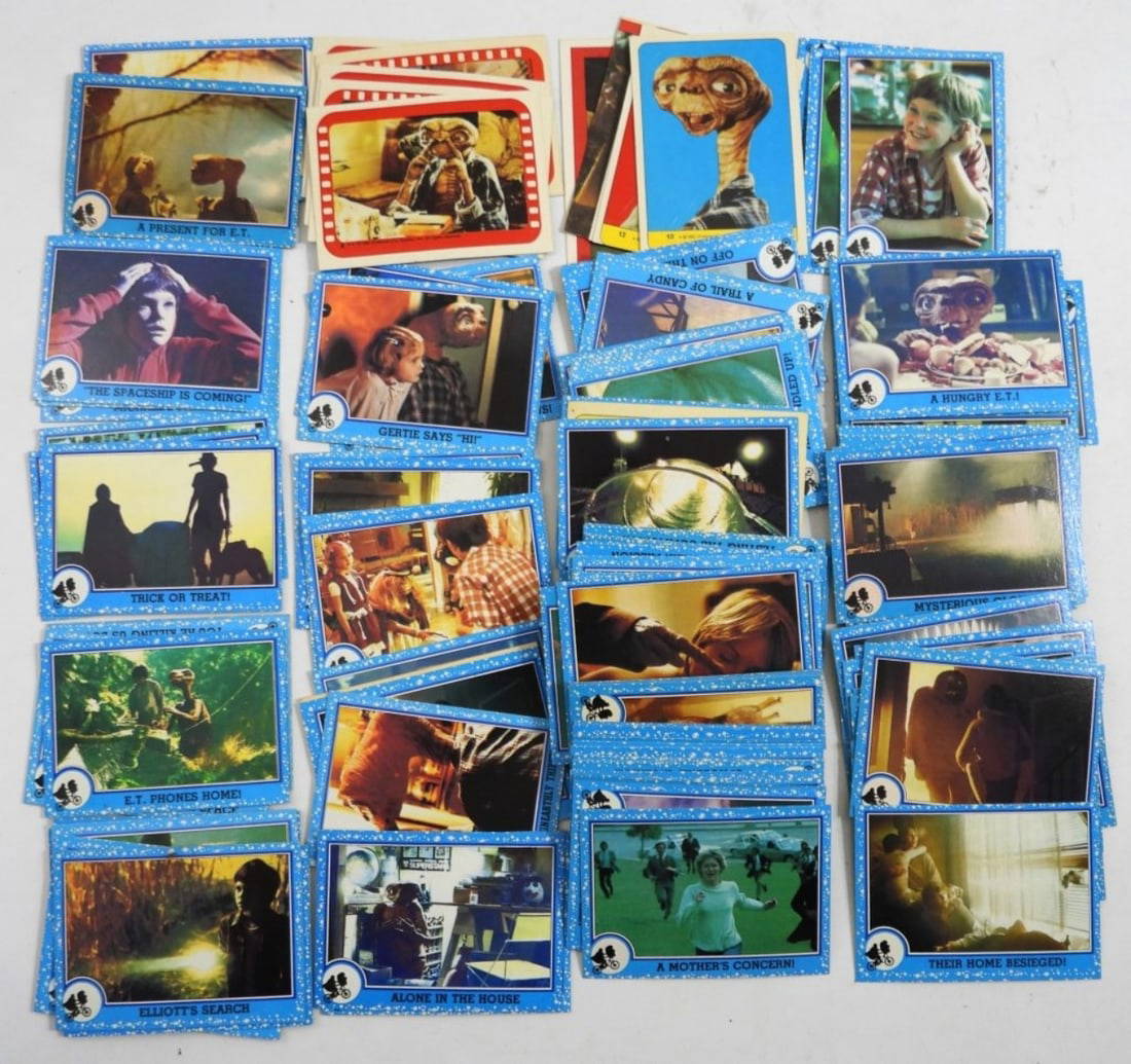 (150) 1982 "et" Trading Cards Auction