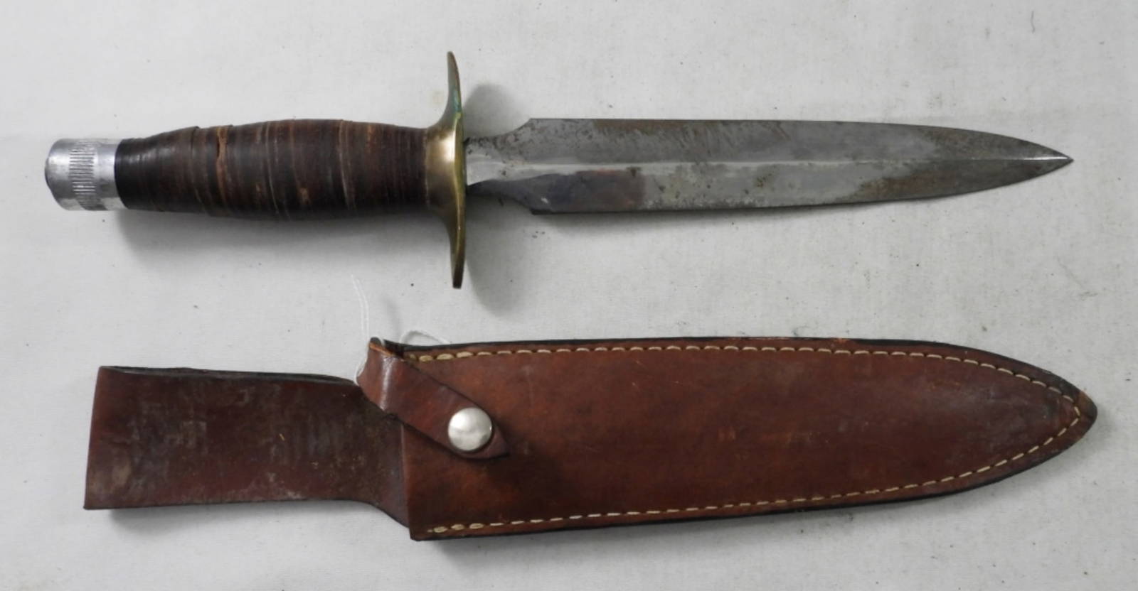 Vintage Italy 13" Dagger W/sheath Auction