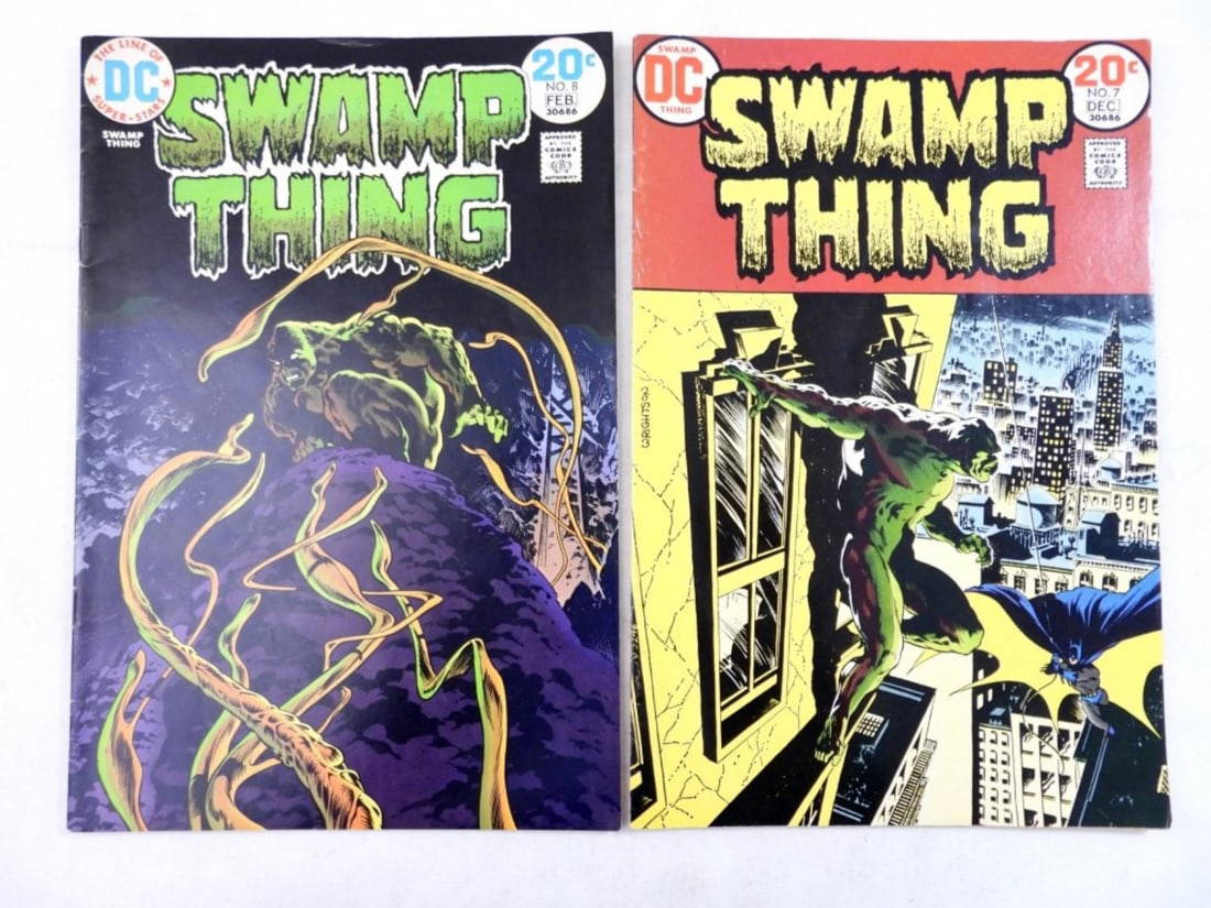(2) Bronze Dc Swamp Thing Comics #7,#8 Auction
